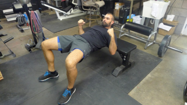Proper bodyweight hip thrust technique - Bret Contreras